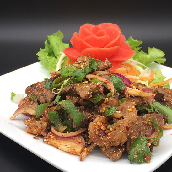 Boonnak restaurant authentic Thai cuisine Blackpool menu